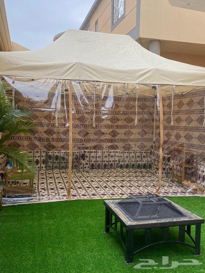 خيمه ضد الماء ودافيه ب الشتاء Pvc مبطن ب اقمشه متنوعه موقع حراج