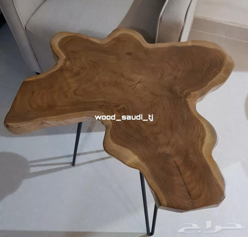 طاوله من خشب التيك الطبيعي المستورد موقع حراج