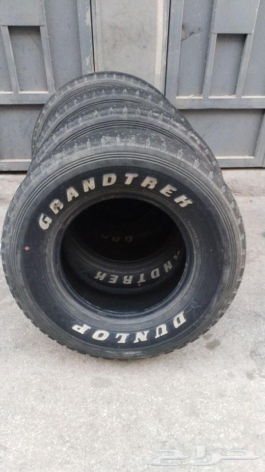 كفرات دنلوب وكاله شبه جديد المقاس275 70 16 | موقع حراج