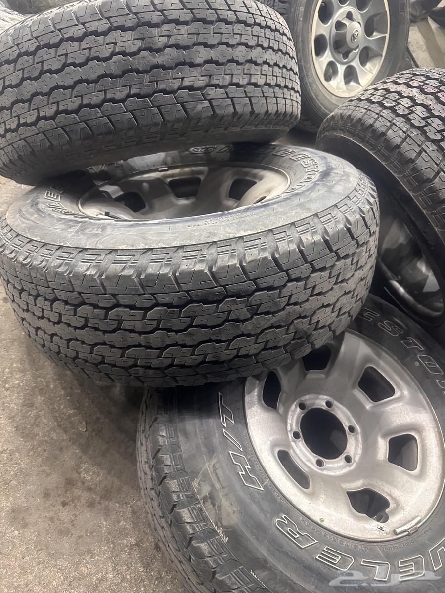 جنوط فتك مع كفرات برجستون 275 70 16 | موقع حراج