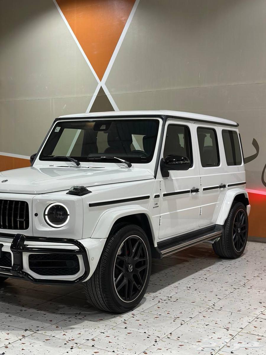 جي كلاس G500 2019 ابيض . رصد الفخامة | موقع حراج