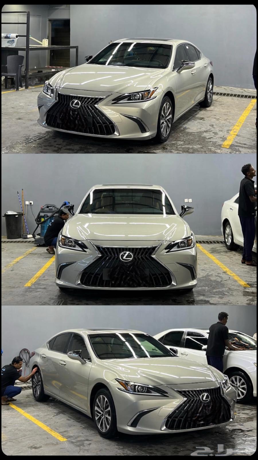 لكزس es 250 2023 نظيفة الممشى 30الف اللون ذهبي | موقع حراج